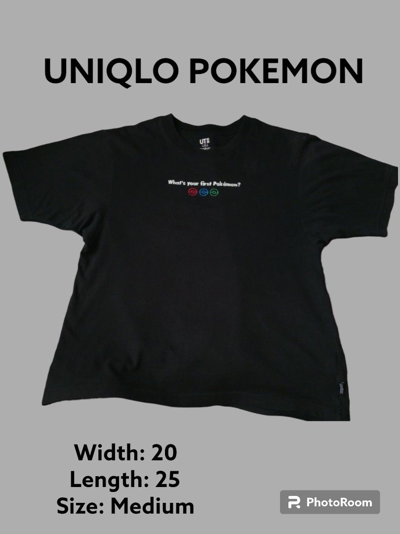 UNIQLO POKEMON, Men's Fashion, Tops & Sets, Tshirts & Polo Shirts on ...