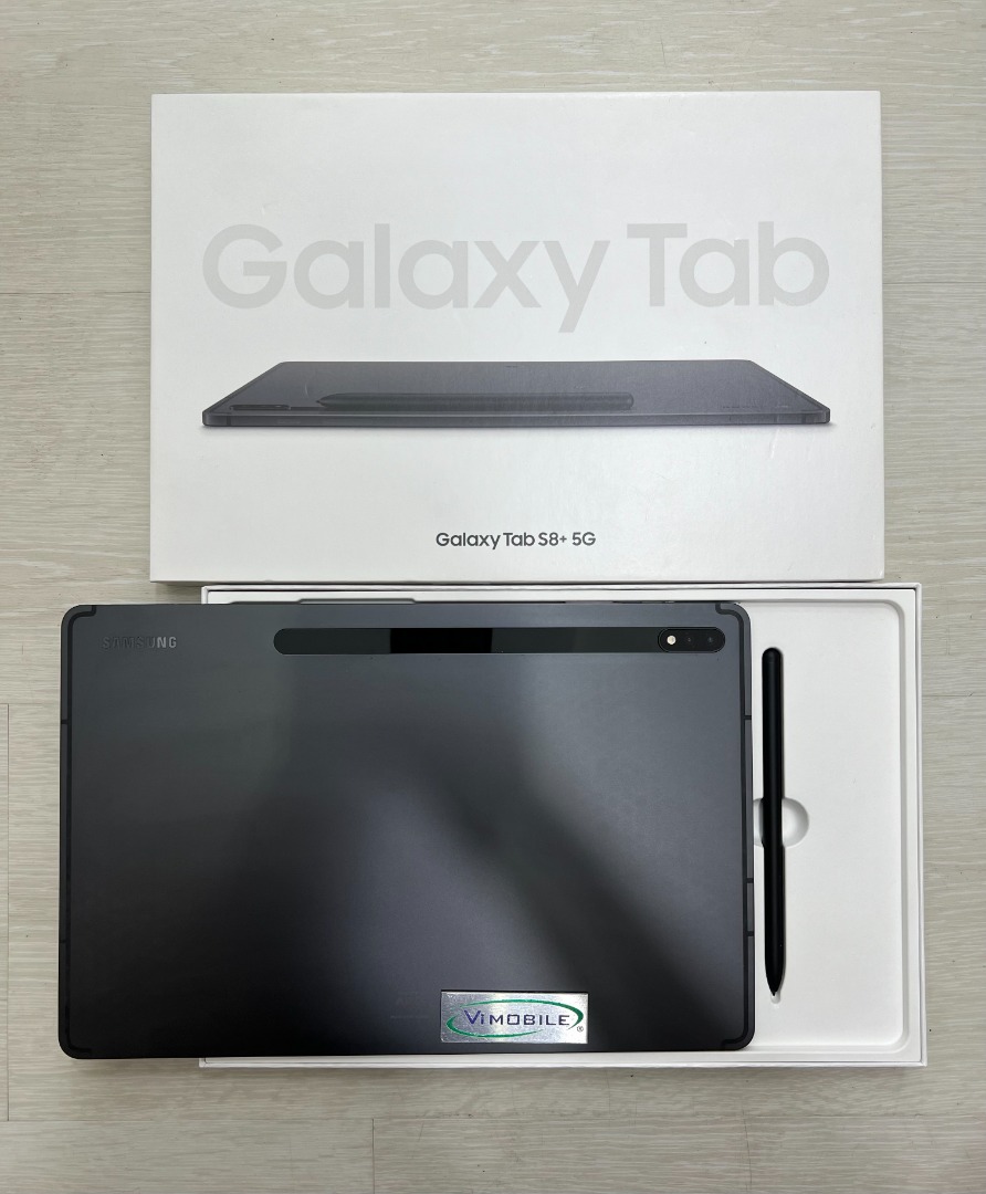 Used Galaxy Tab S8+/ S8 Plus 5G 256GB Graphite, Mobile Phones & Gadgets ...
