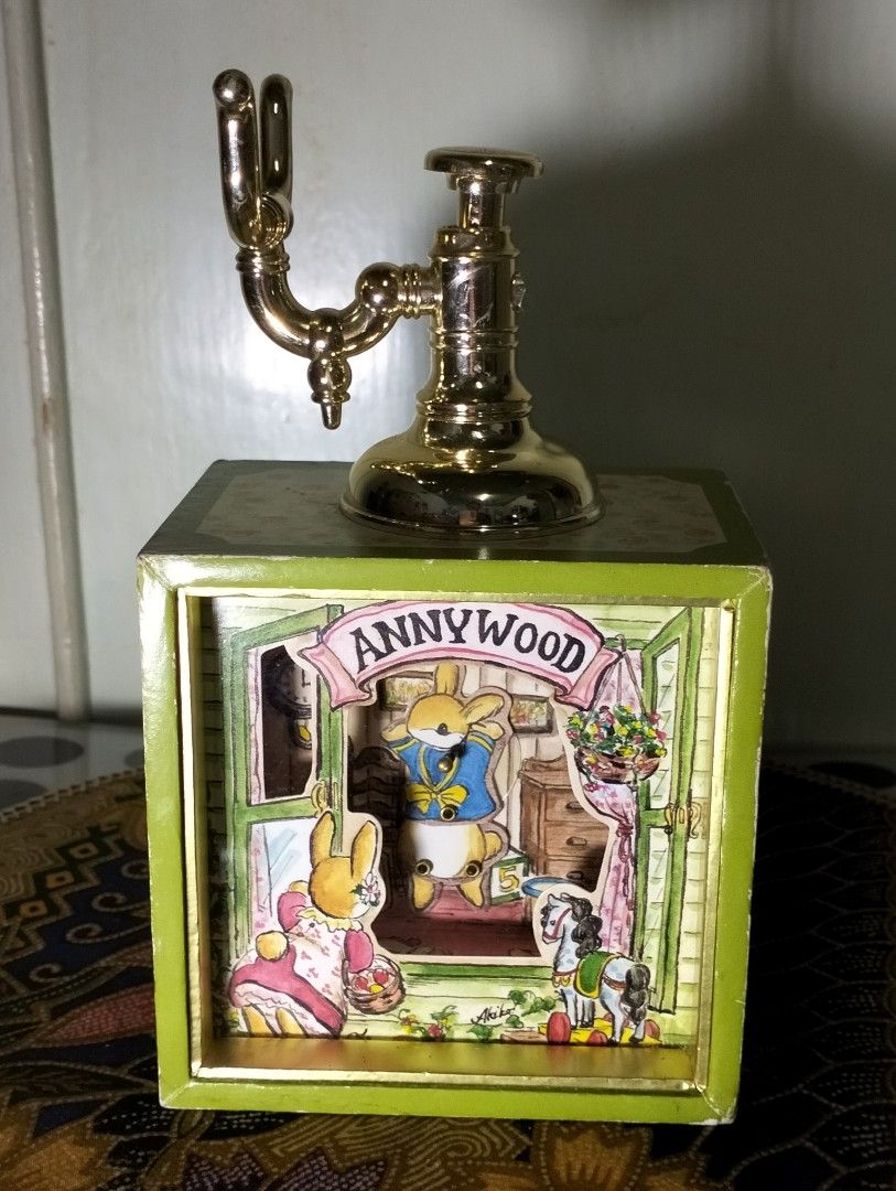 Vintage ANNYWOOD Dancing Rabbit/Bunny Music Box From UK on Carousell