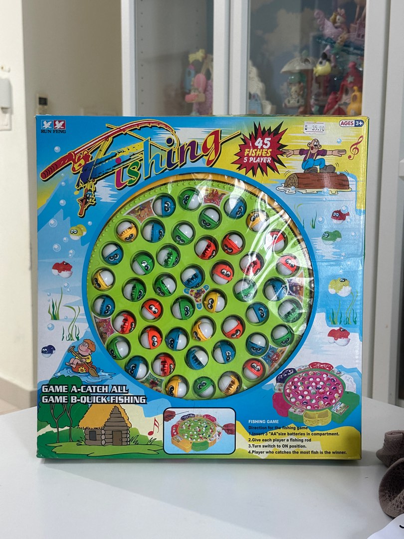 Vintage fishing game toys, Hobbies & Toys, Toys & Games on Carousell