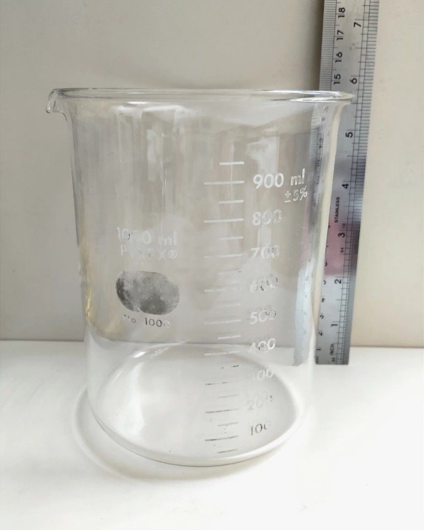 Vintage Pyrex USA Griffin Beakers in Different Sizes, 1000 & 600 ml on ...