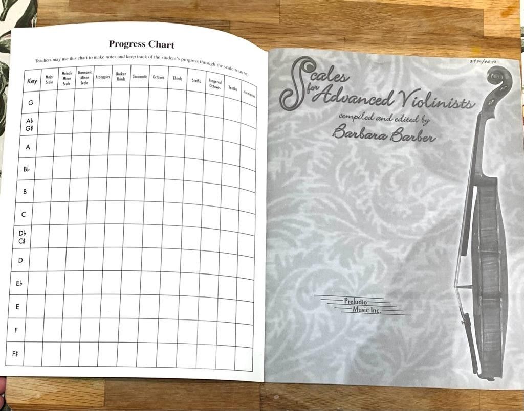 Violin Scales for Advanced Violinist, Hobbies & Toys, Music & Media ...