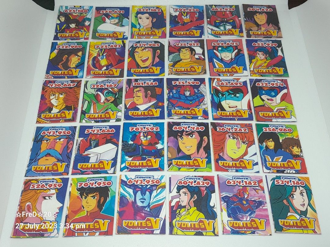 Voltes V Red Mini Teks (Complete 64pcs), Hobbies & Toys, Toys & Games ...
