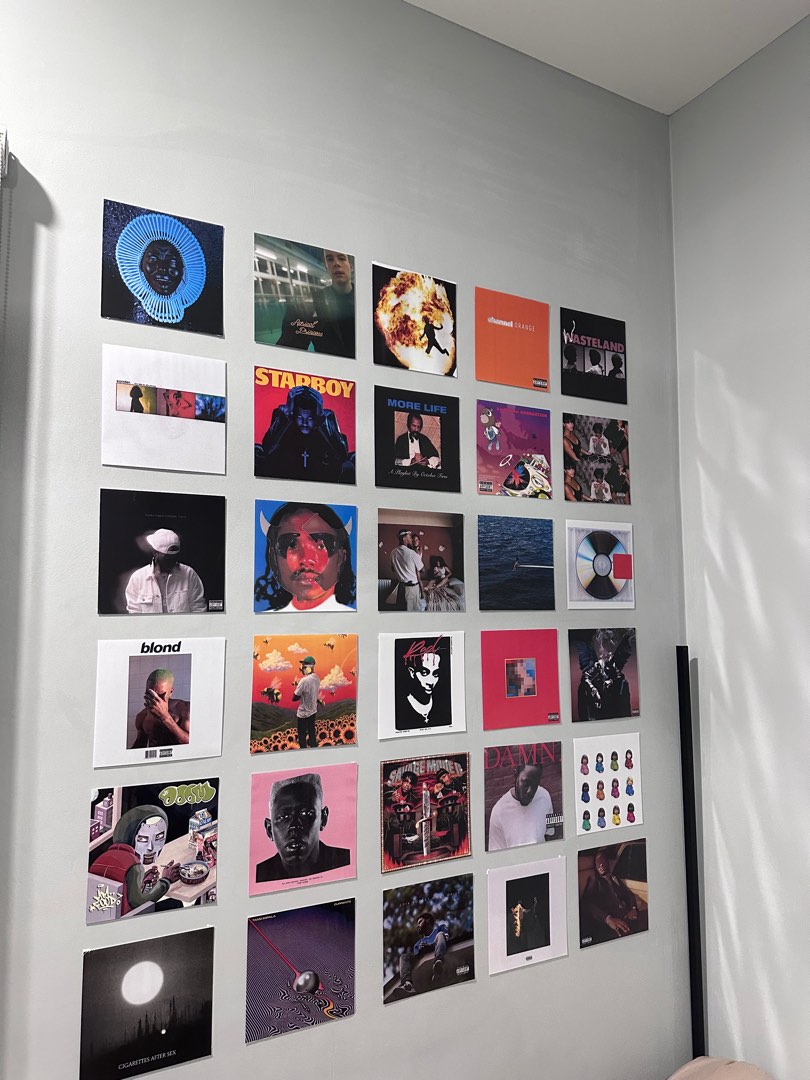 Album cover wall decoration , Hobbies & Toys, Collectibles ...