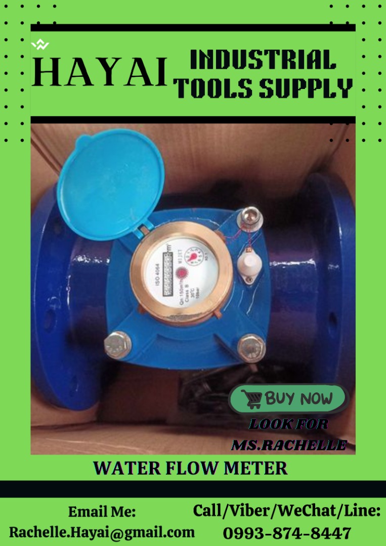 WATER FLOW METER, Commercial & Industrial, Industrial Equipment on ...