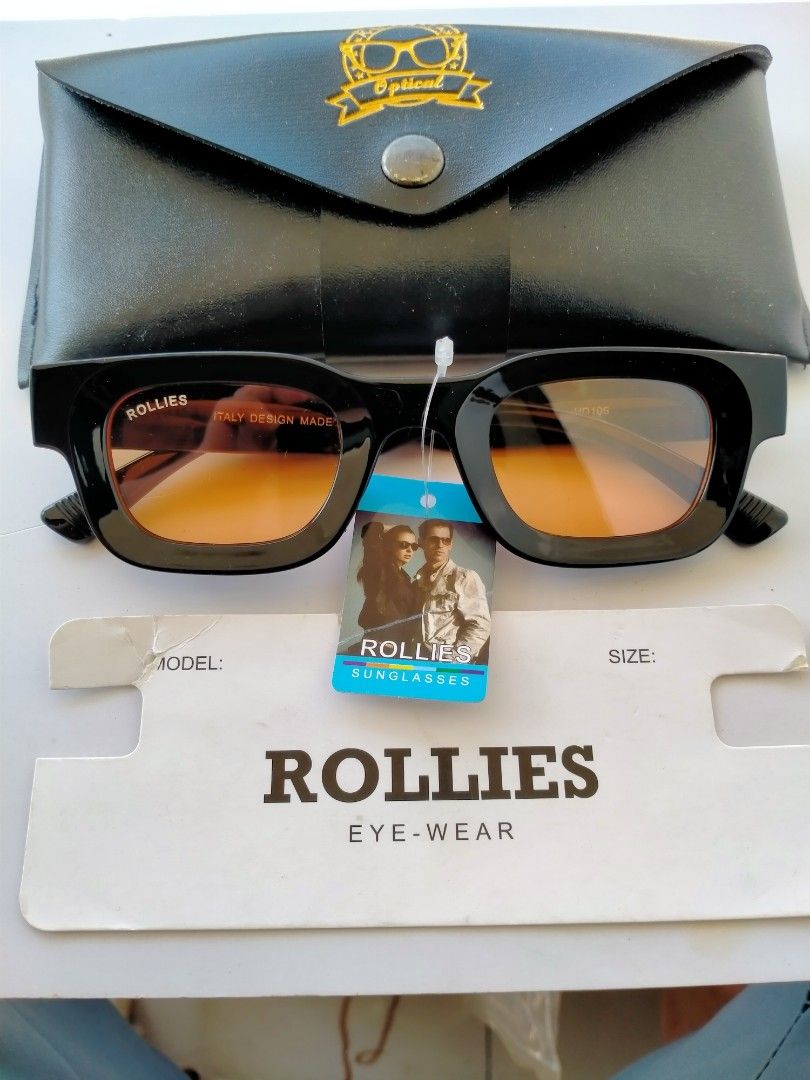 Wayfarer vintage sunglasses Brand: ROLLIES made in China Rare/limited edition Full tag logo ...