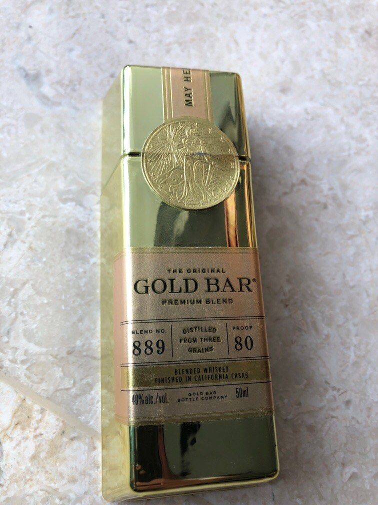 whiskey gold bar, Food & Drinks, Alcoholic Beverages on Carousell