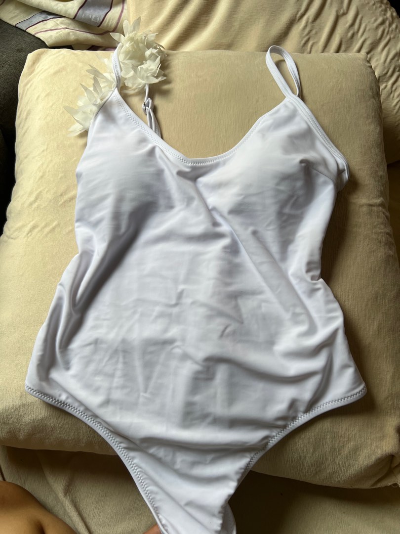 White one piece bikini / swimsuit on Carousell