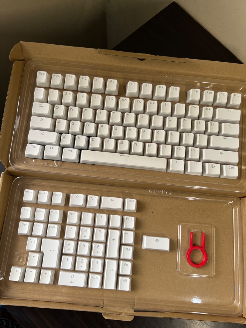 White Pudding Keycaps on Carousell