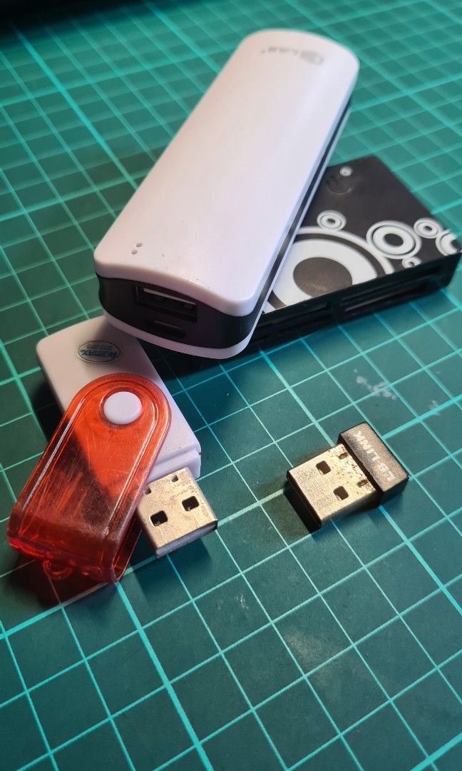 Wifi dongle + Card reader+ mini powerbank on Carousell