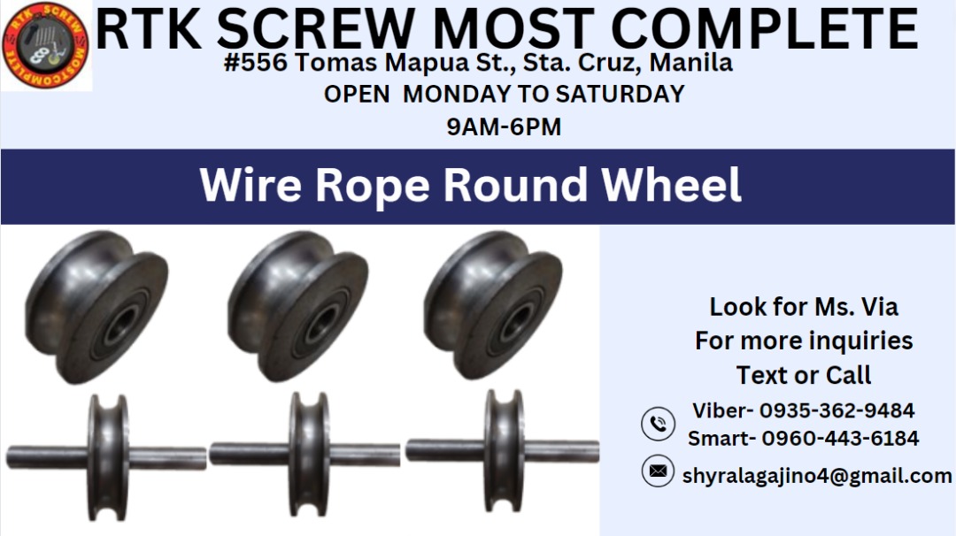Wire Rope Round Wheel on Carousell