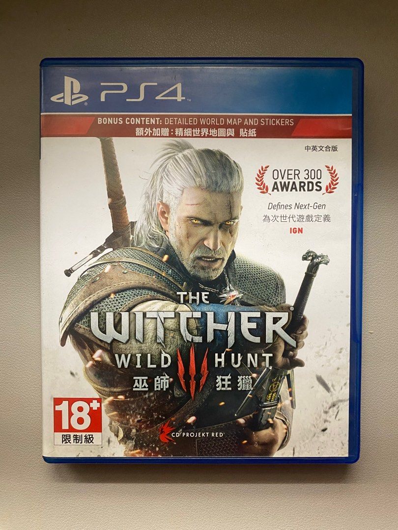 Witcher 3 Wild Hunt PS4 Game, Video Gaming, Video Games, PlayStation on ...