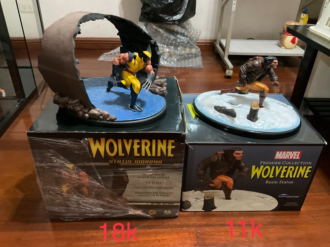 Wolverine Diamond Select Clayburn Moore Diorama Statue, Hobbies & Toys ...