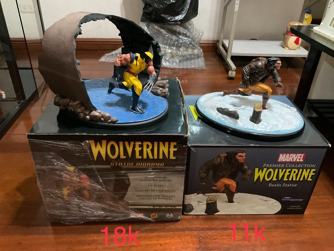 Wolverine Diamond Select Clayburn Moore Diorama Statue, Hobbies & Toys ...