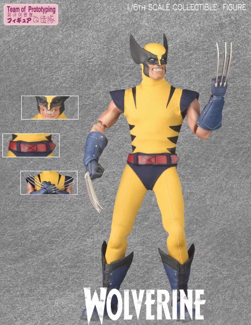 X-men Marvel Team Of Prototyping 1/6 Wolverine Logan Action Figure ...