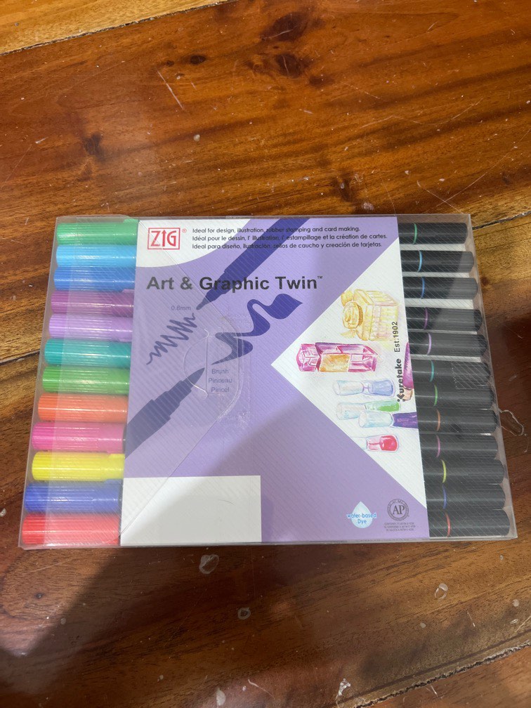 Zig Art & Graphic Twin, Hobbies & Toys, Stationary & Craft, Art ...