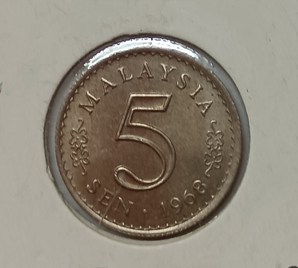 1968 5 Sen - First Series Coins - Parliament, Hobbies & Toys ...