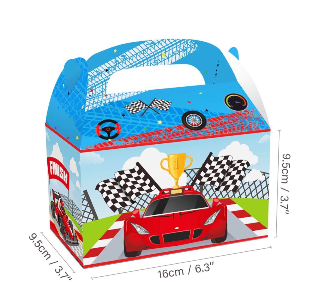 $1 each | Cars Theme Goodie Bag | Gift Box | Racing Car Birthday theme ...