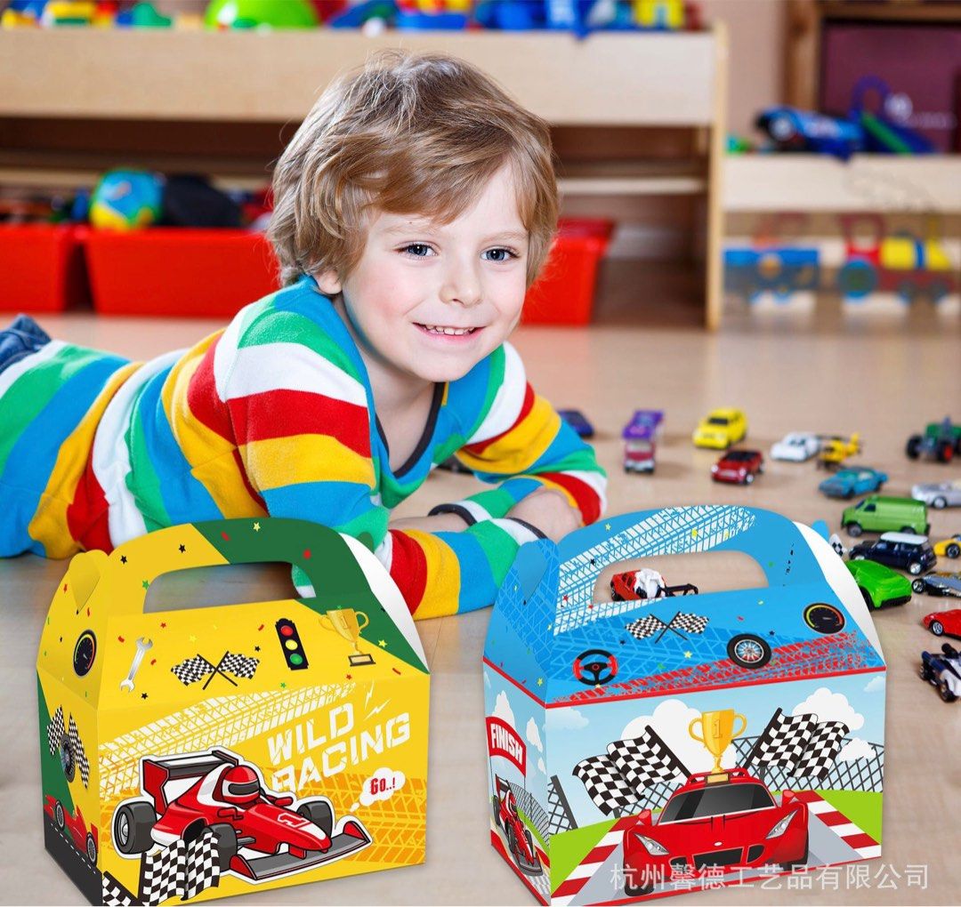 $1 each | Cars Theme Goodie Bag | Gift Box | Racing Car Birthday theme ...