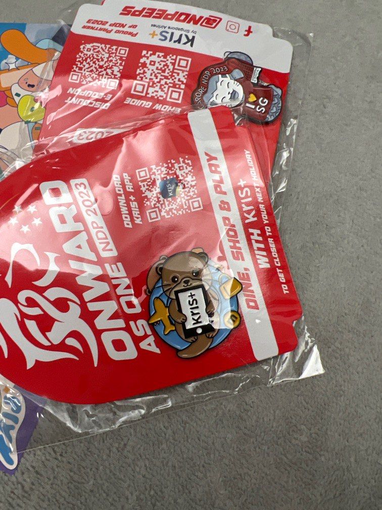 2023 ndp pins Merlion otters, Hobbies & Toys, Memorabilia ...