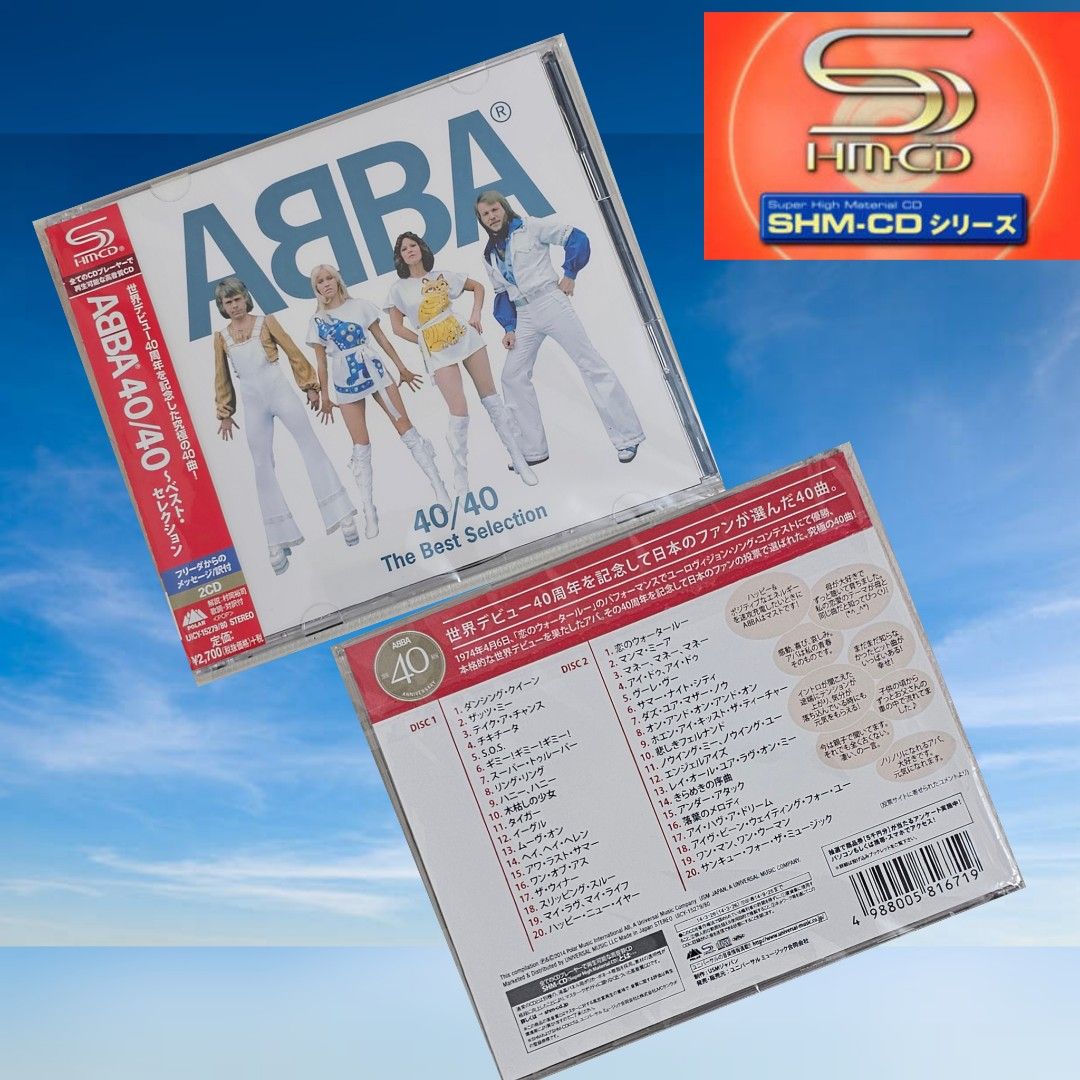 2 SHM-CD | ABBA Name of Record唱片名稱 : 40/40 The Best Selection (SHM-CD) (私人珍藏，保養良好) Format 規格 ...