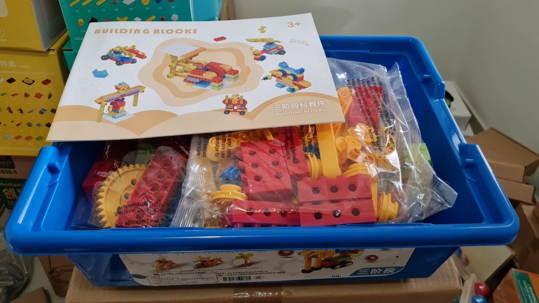 3 Stages STEM Mechanical Gear Building Blocks / DIY Educational ...
