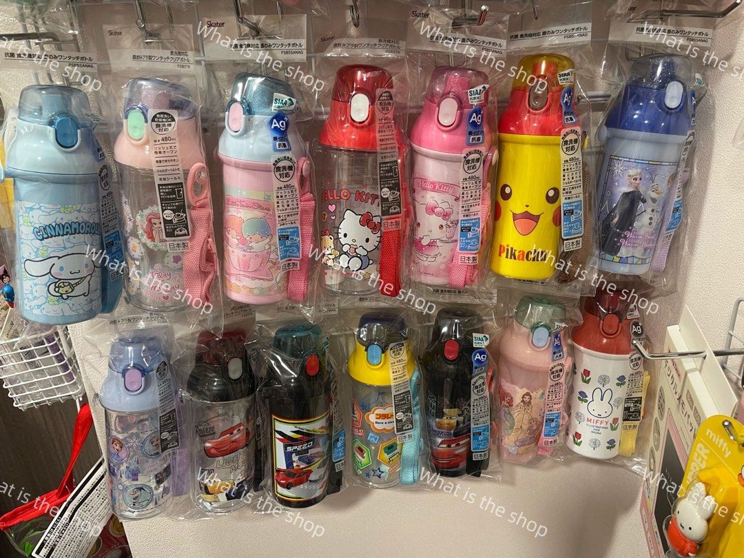 日本直送現貨直飲水樽 Pokemon/Disney/Doraemon/Sanrio/Miffy/新幹線/Mofusand/Super ...