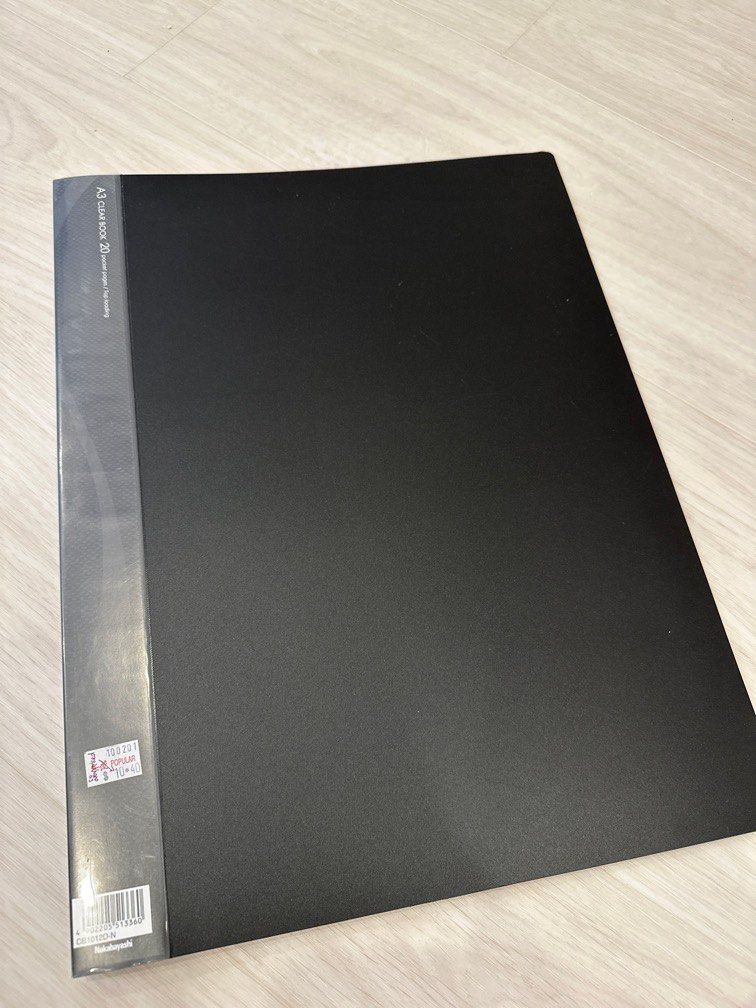 A3 clear pocket folder (20 pockets) for artworks, Hobbies & Toys ...
