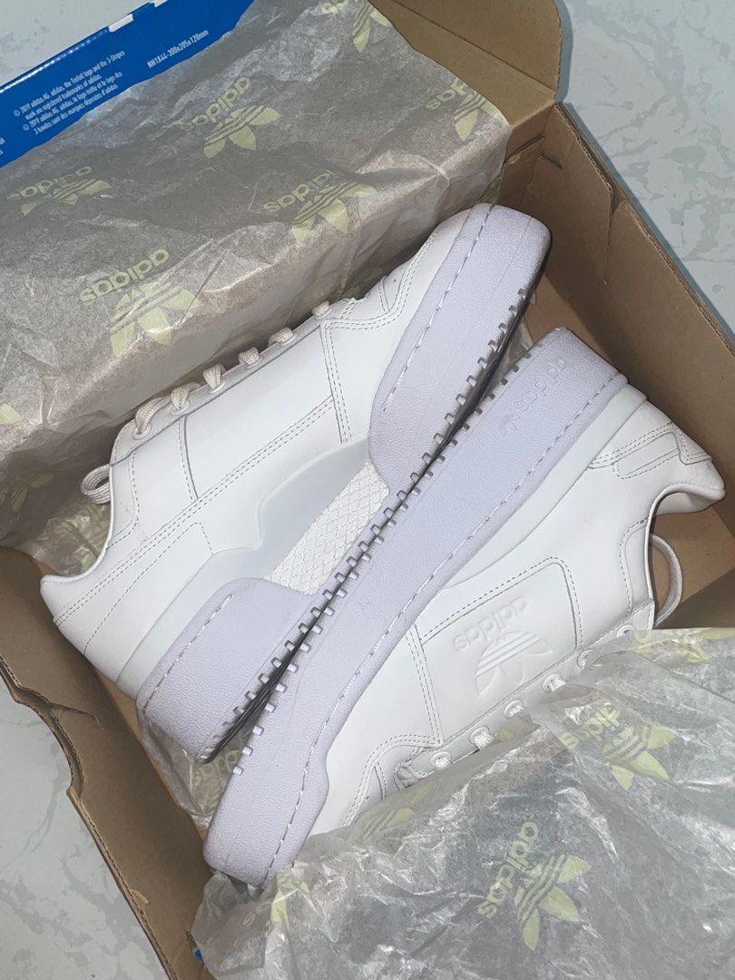 Adidas Forum Bold White (Women’s), Women's Fashion, Footwear, Sneakers ...