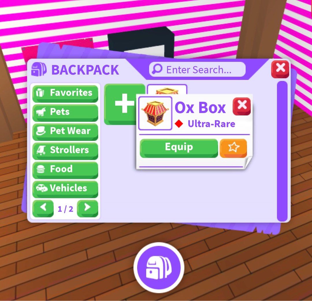 Adopt Me Ox Box, Video Gaming, Gaming Accessories, In-Game Products on ...
