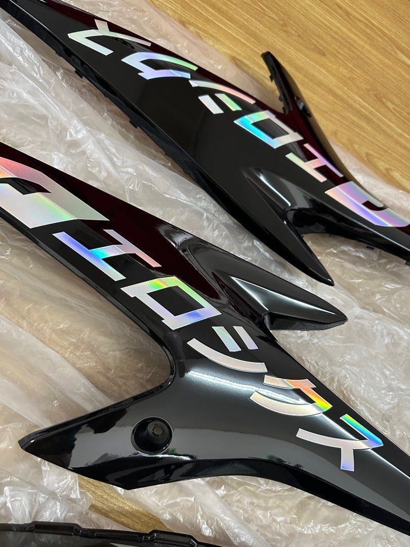 AEROX V1 HLD CUSTOM COVERSET CHROME TWO TONE BLACK, Motorcycles ...