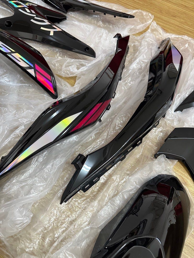AEROX V1 HLD CUSTOM COVERSET CHROME TWO TONE BLACK, Motorcycles ...