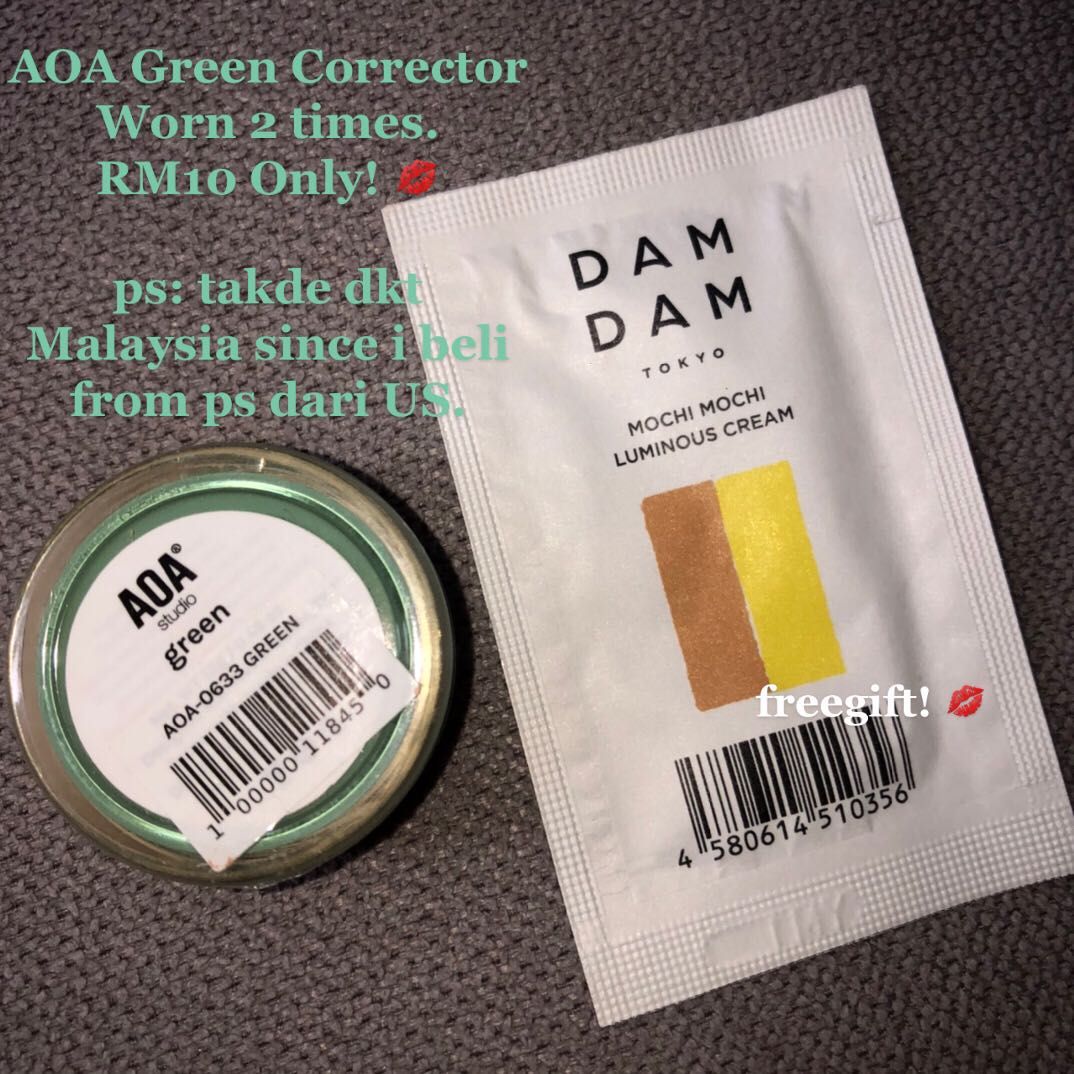 AOA Green color corrector, Beauty & Personal Care, Face, Makeup on ...
