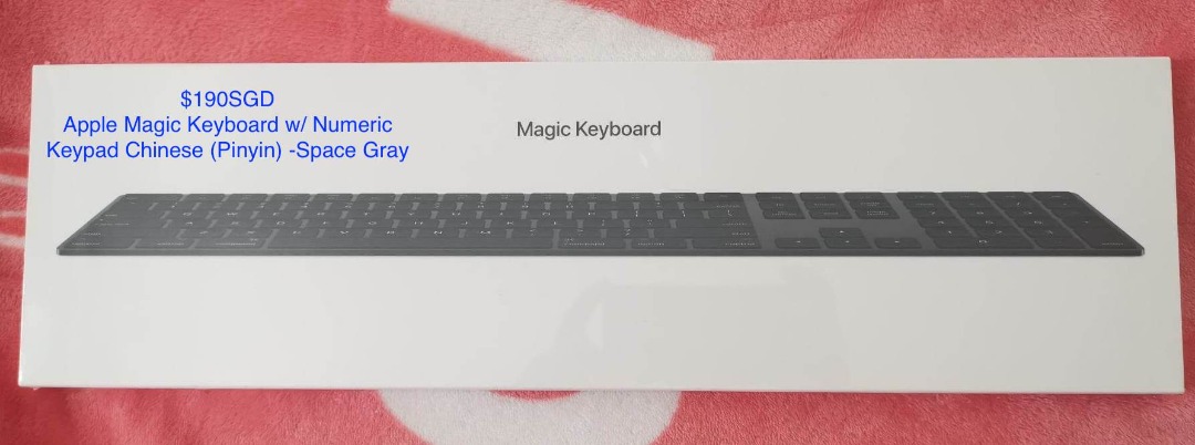 Apple Magic Keyboard with Numeric Keypad - Chinese (Pinyin) - Space ...