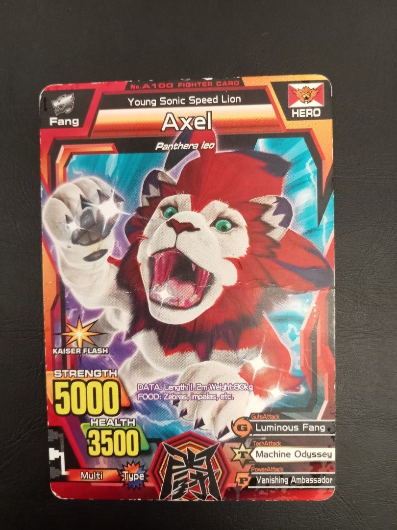 Arcade fighter card (Axel) (rare), Hobbies & Toys, Toys & Games on ...