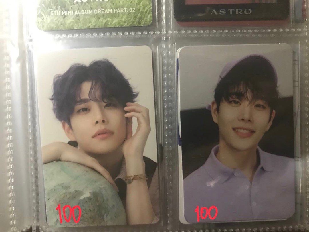 ASTRO Eunwoo Jinjin MJ Rocky Moonbin Sanha Photocards on Carousell