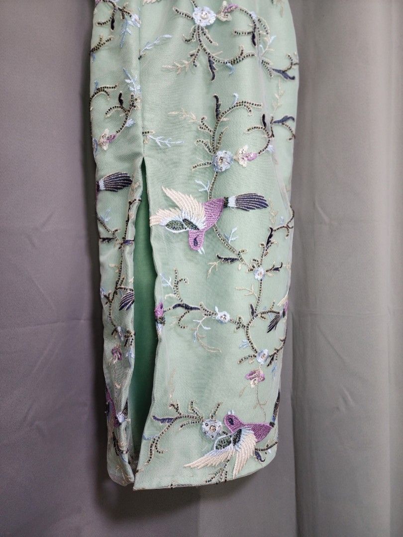 Atelier Debbie Co: Shell Lace Mint Green Dress on Carousell