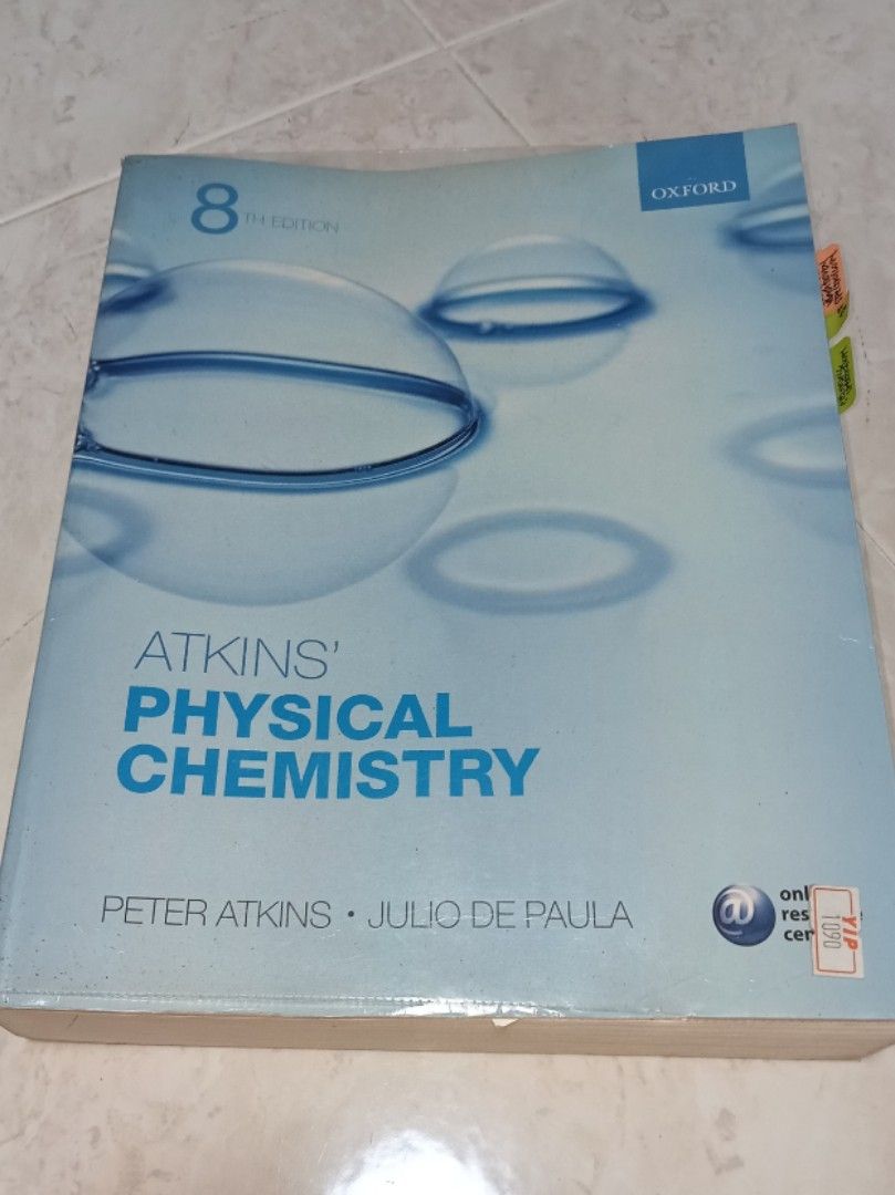 Atkins Physical Chemistry (8e), Hobbies & Toys, Books & Magazines ... Atkins Physical Chemistry (8e), Hobbies & Toys, Books & Magazines ...