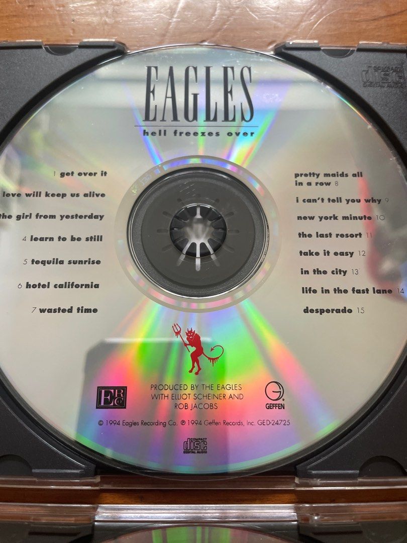 Audiophile Eagles Hell Freezes Over CD, Hobbies & Toys, Music & Media, CDs & DVDs on Carousell