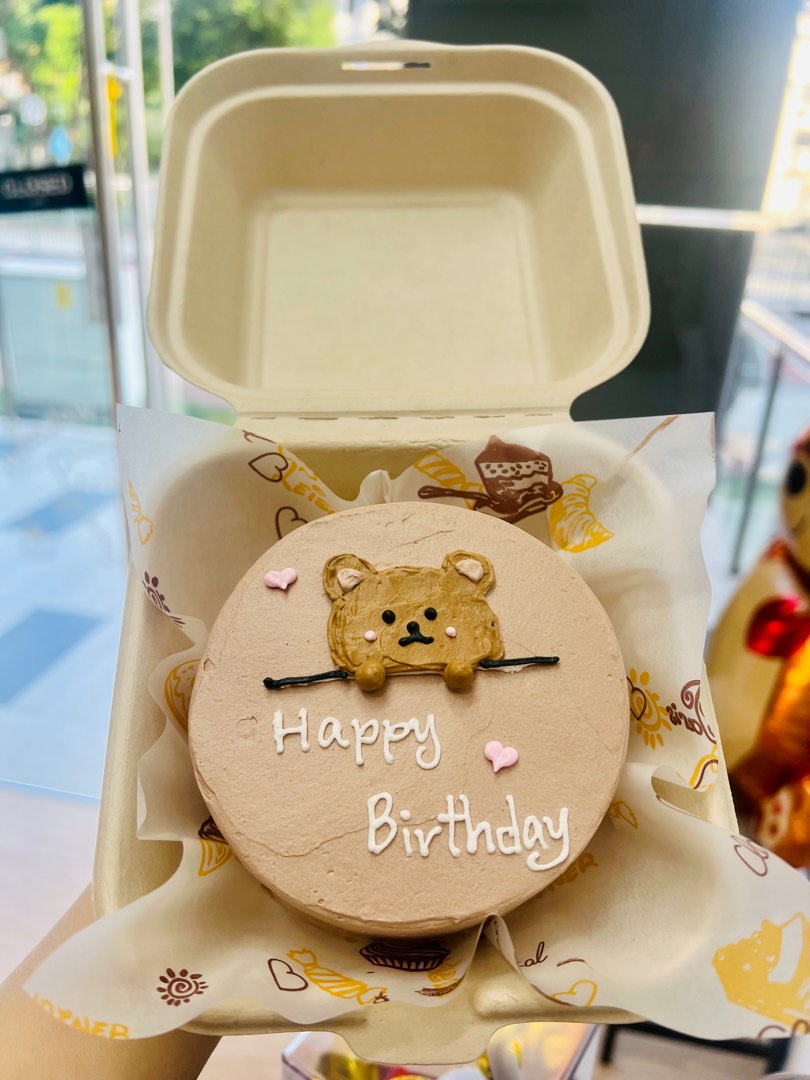 4 inch bento cake, Food & Drinks, Homemade Bakes on Carousell