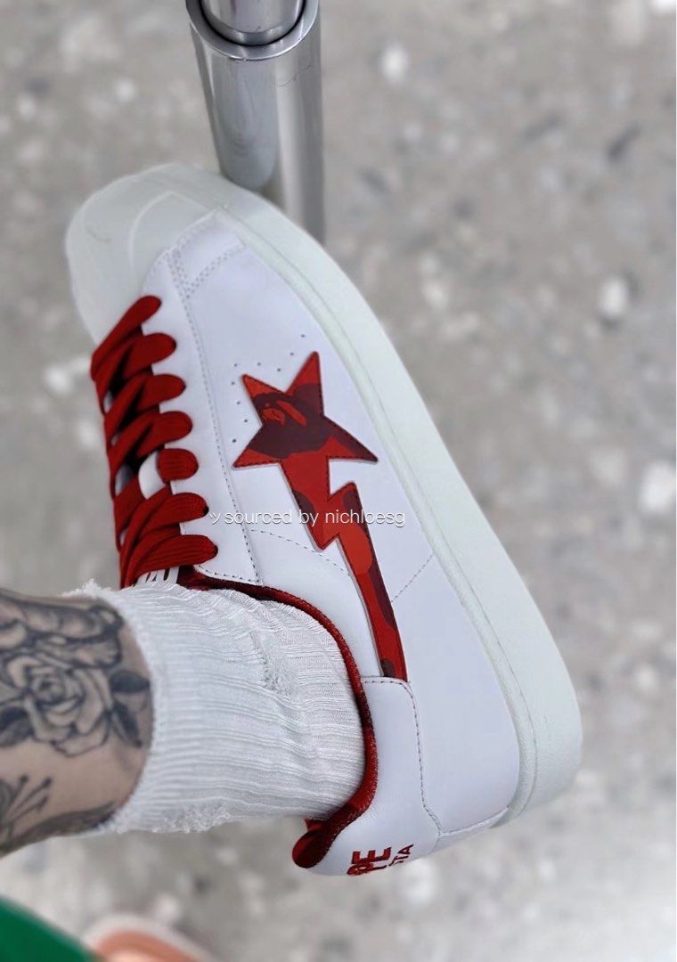 BAPE SKULL STA, Women's Fashion, Footwear, Sneakers on Carousell