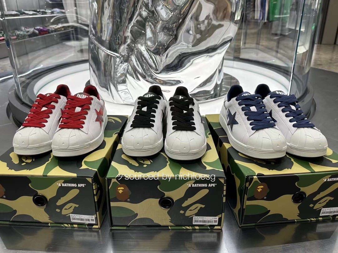 BAPE SKULL STA, Women's Fashion, Footwear, Sneakers on Carousell