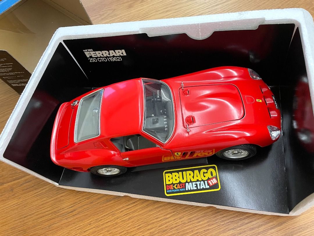 Bburago Ferrari 250 GTO in 1/18 scale, Hobbies & Toys, Toys & Games on ...