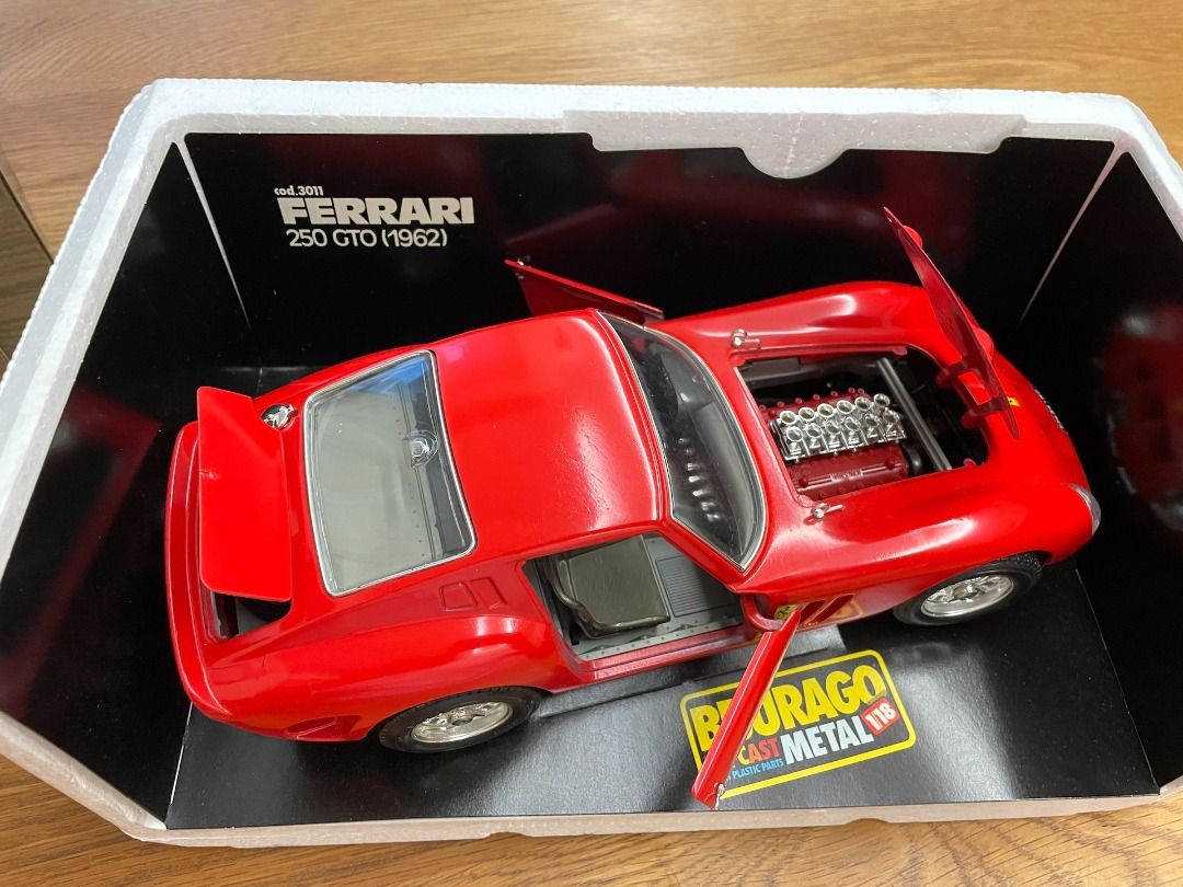 Bburago Ferrari 250 GTO in 1/18 scale, Hobbies & Toys, Toys & Games on ...