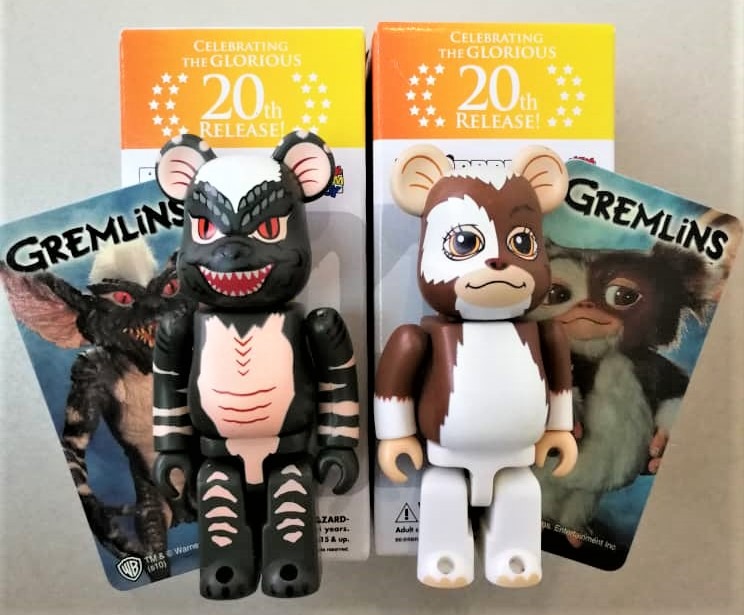 Bearbrick 100% Series 20 Animal Gremlins Gizmo Secret Set, Hobbies ...