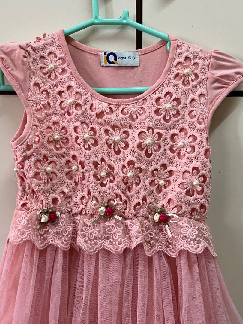 Beautiful Girls Lacey Dress - Age: 5-6 years, Babies & Kids, Babies ...