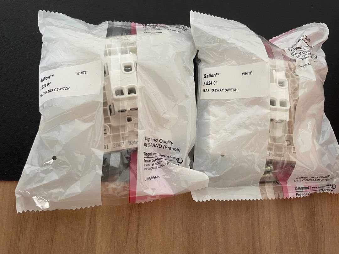 BN legrand galion 1G 2W white switches, TV & Home Appliances ...