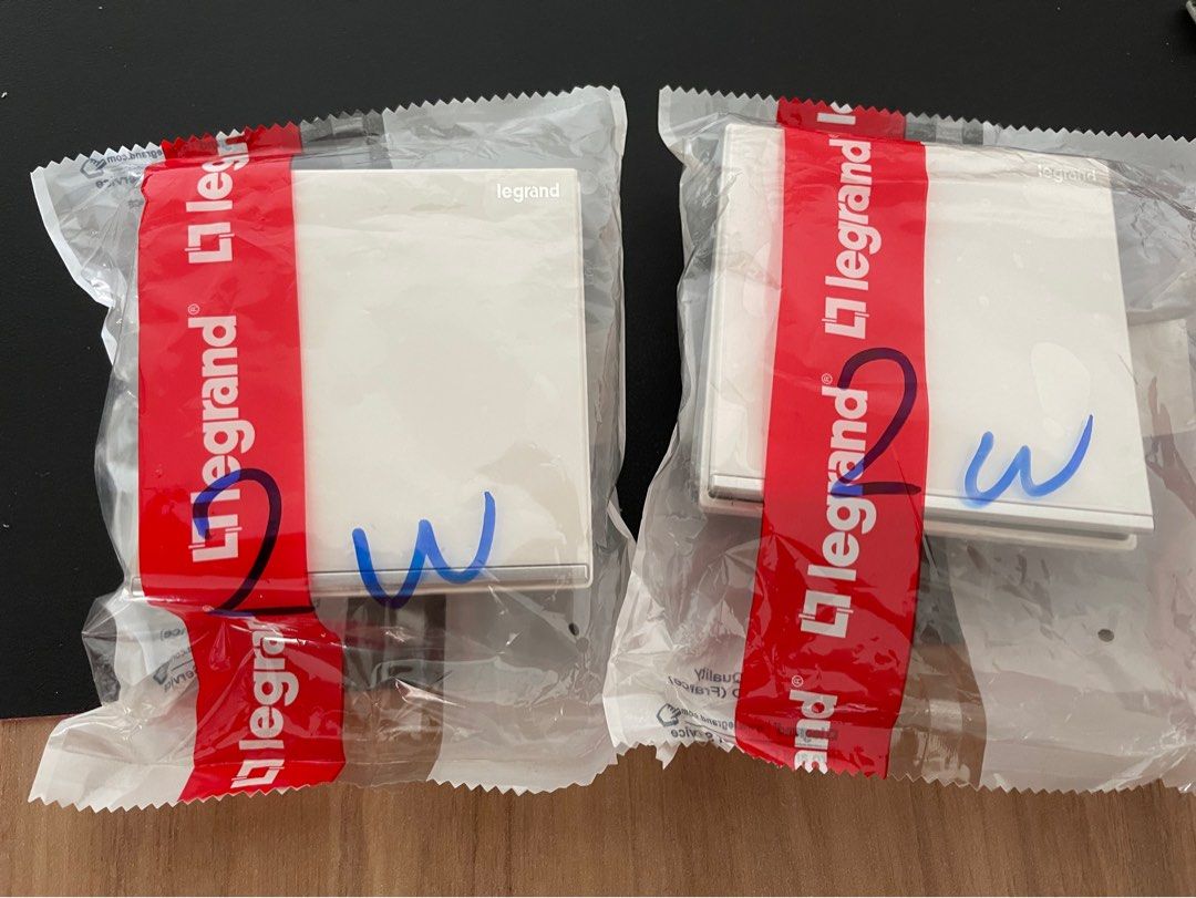 BN legrand galion 1G 2W white switches, TV & Home Appliances ...