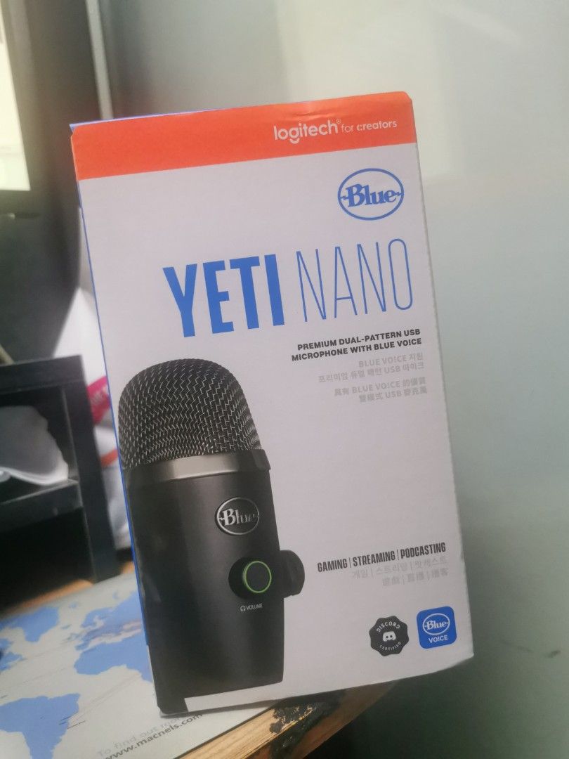 BNIB Logitech Microphone Yeti Nano, Audio, Microphones on Carousell