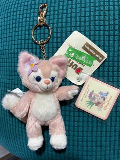 BNWT Authentic Hong Kong Disneyland Sitting LinaBell Keychain Plush ...